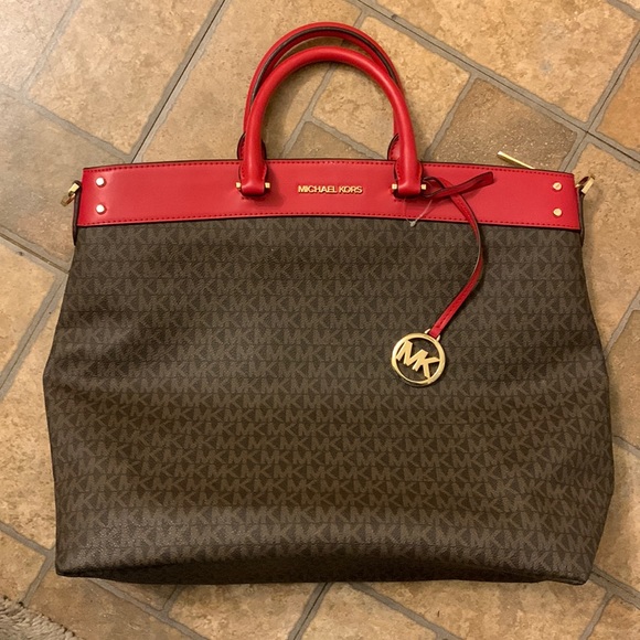 Michael Kors | Bags | Michael Kors Travel Flame Tote | Poshmark